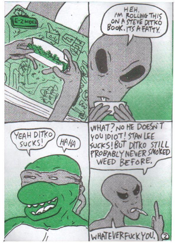 “Stoner Alien” by Pat Aulisio – Silver Sprocket