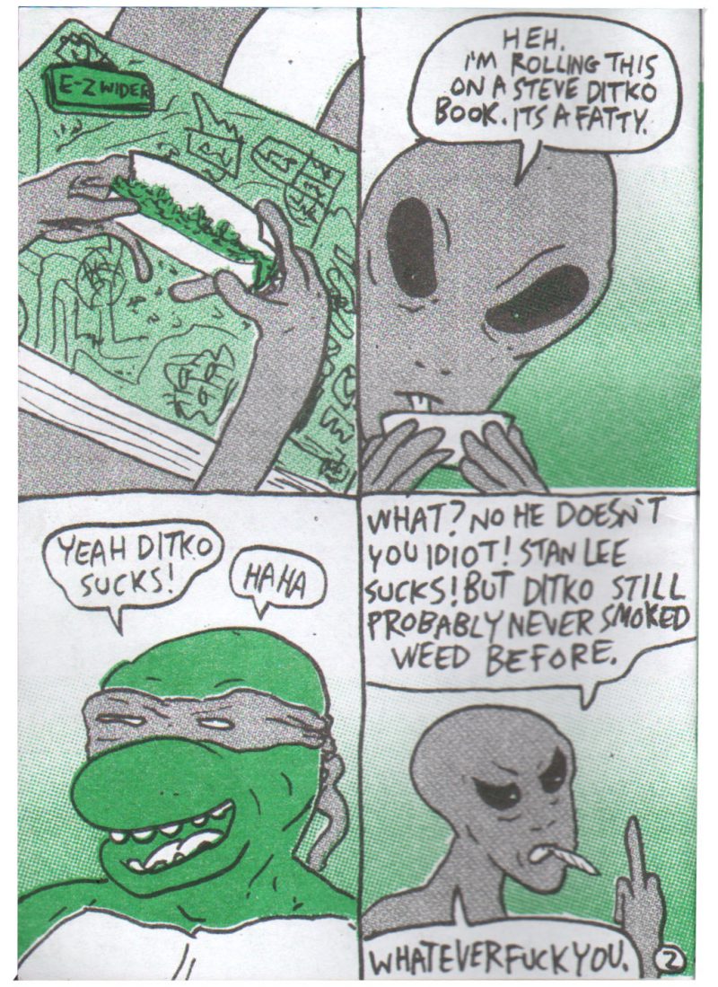 “Stoner Alien” by Pat Aulisio – Silver Sprocket