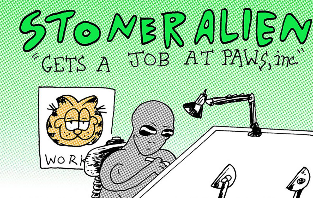 Stoner Alien comics by Pat Aulisio – Silver Sprocket