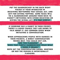 Yes I’m Flagging – Queer Flagging 101: How to Use The Hanky Code To ...